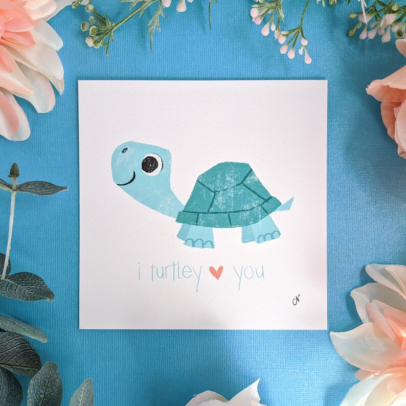 I Turtley Love You - Etsy