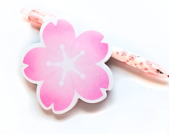 Personalized Sticky Notes With Cherry Blossom Flower Design - Etsy
