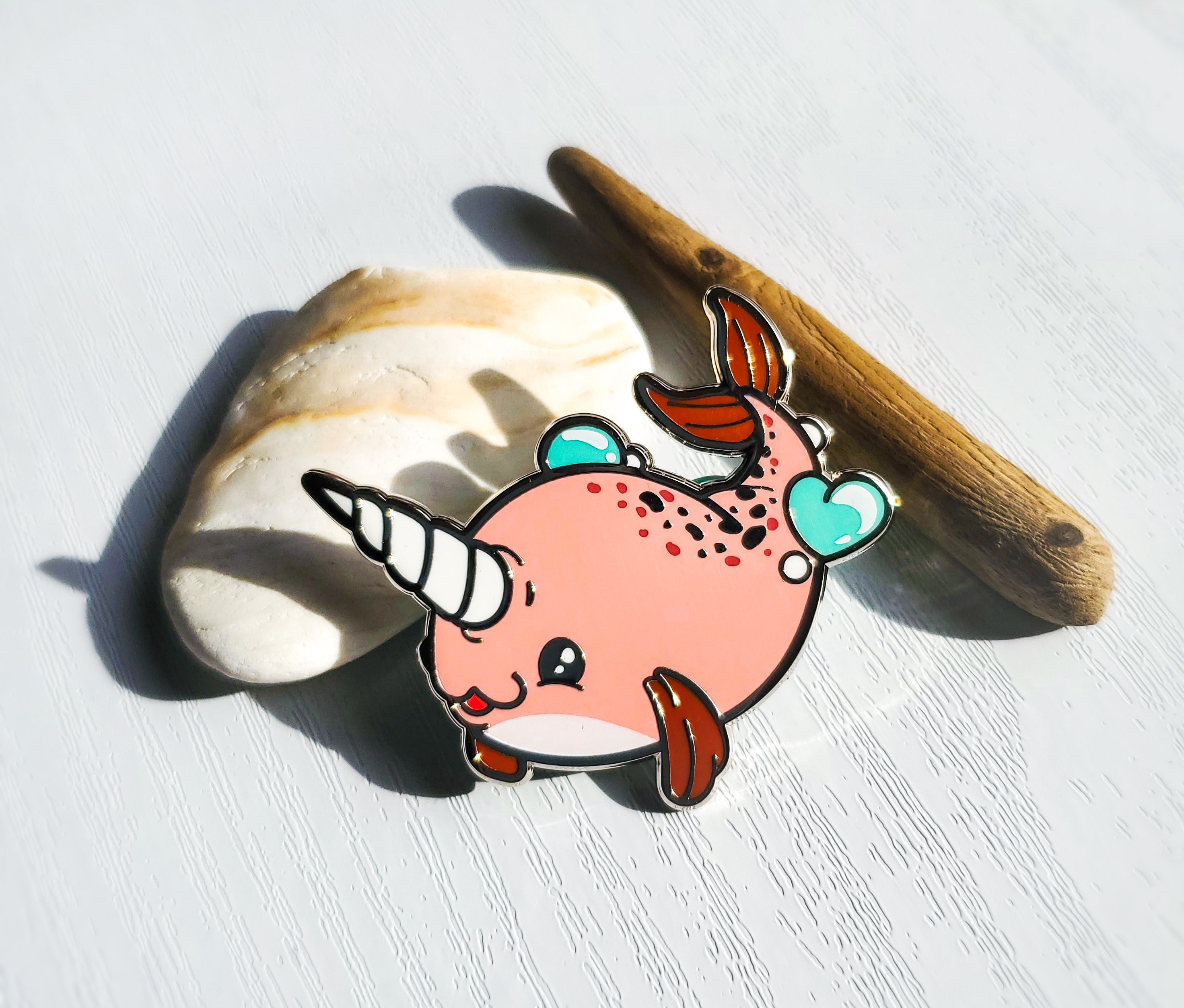 Ocean Pals Enamel Pin Series Full Box Set | Manatee, Jellyfish, Manta ...