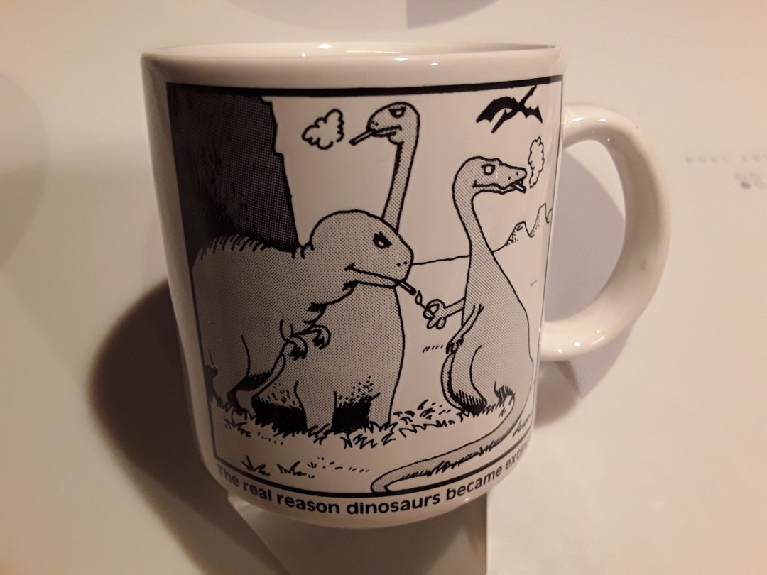 Vintage 1982 The Far Side by Gary Larson The real reason dinosaurs ...