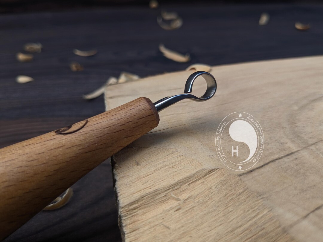 Hand Forged Mini Scorp: 8mm Spoon Wood Carving Tool - Etsy