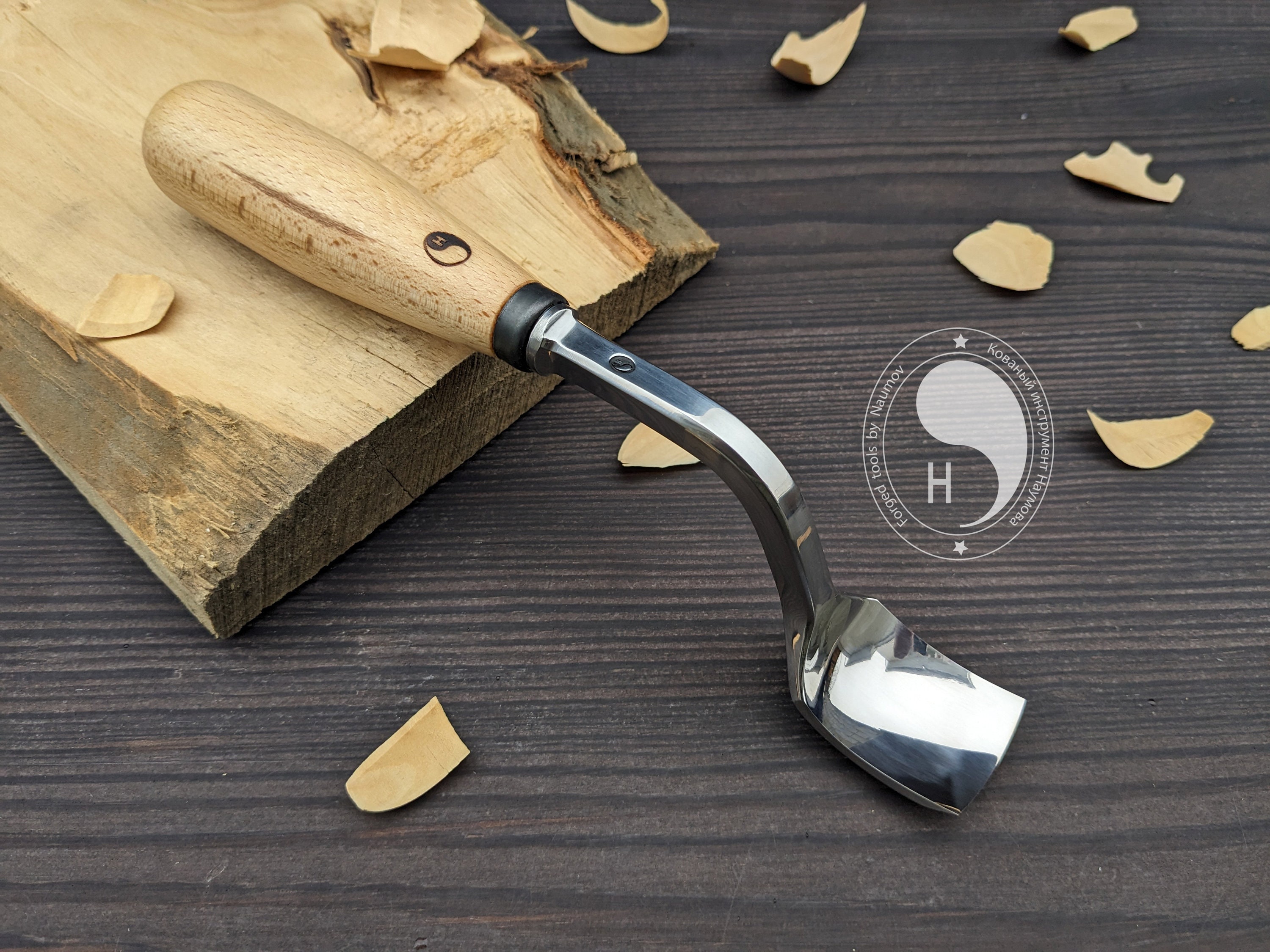 Forged Curved Gouge. Wood Carving Tools. Forged Chisel. - Etsy