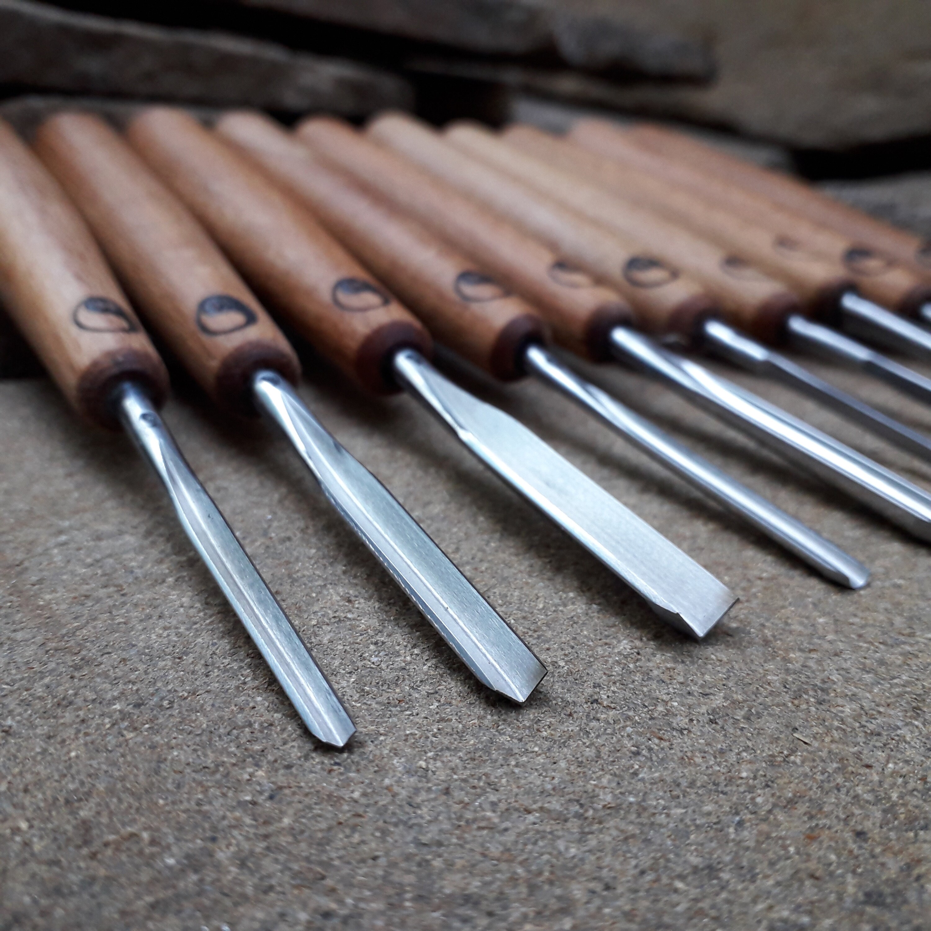 Hand Forged Mini Wood Carving Chisel Set - Etsy