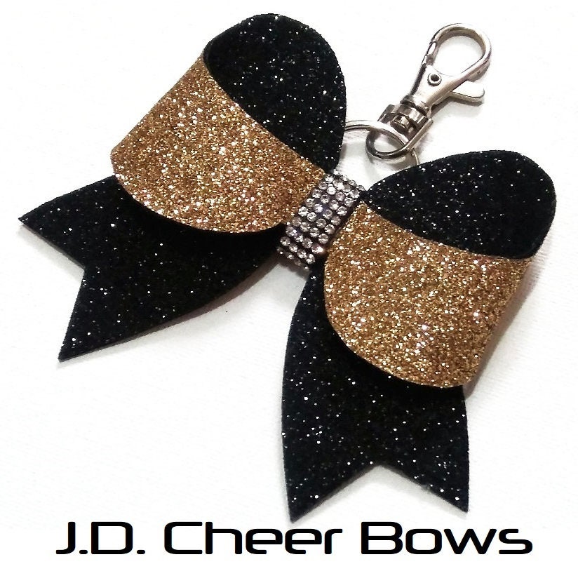 Cheer Bow Keychain Many Colors Combos Keychain Bows Cheer | Etsy