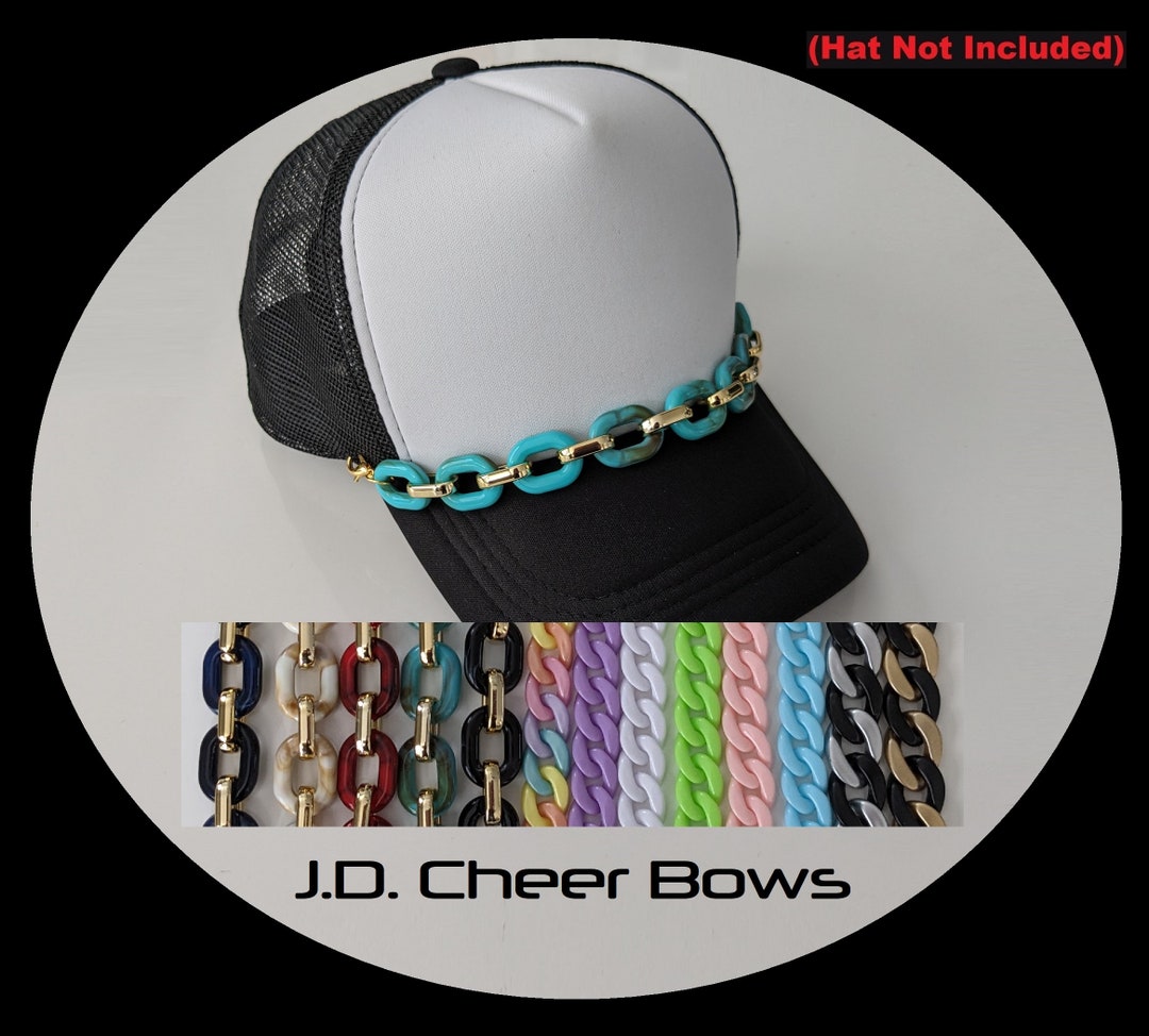Trucker Hat Chains Chunky Acrylic,trucker Hat Chains, Hat Chains, Cap ...