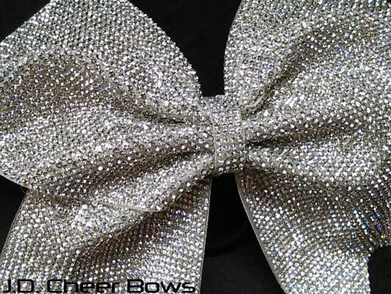Rhinestone Cheer Bow Mega Bling Victoria Bow Cheer Bow - Etsy