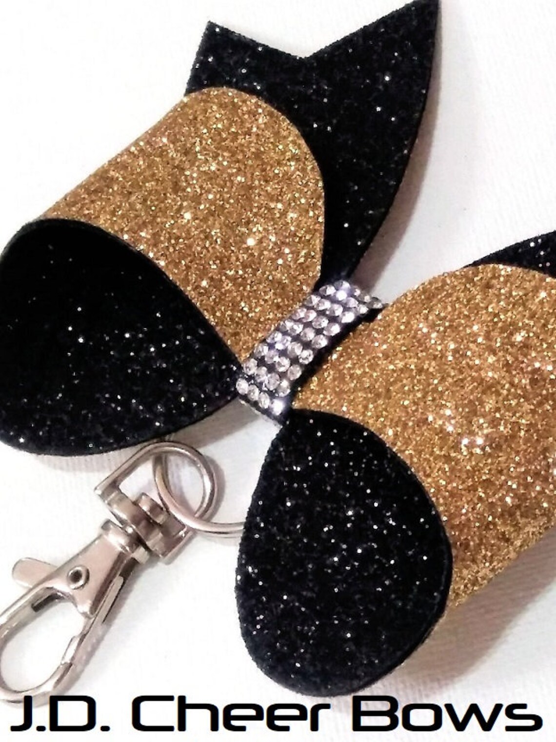 Cheer Bow Keychain Many Colors Combos Keychain Bows Cheer | Etsy