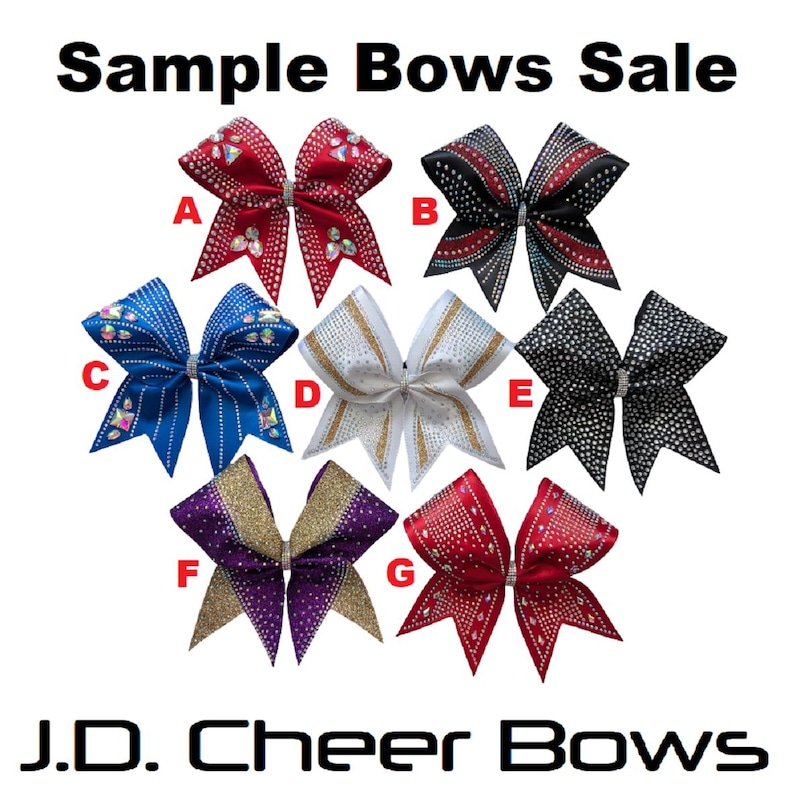 JDCheerBows - Etsy