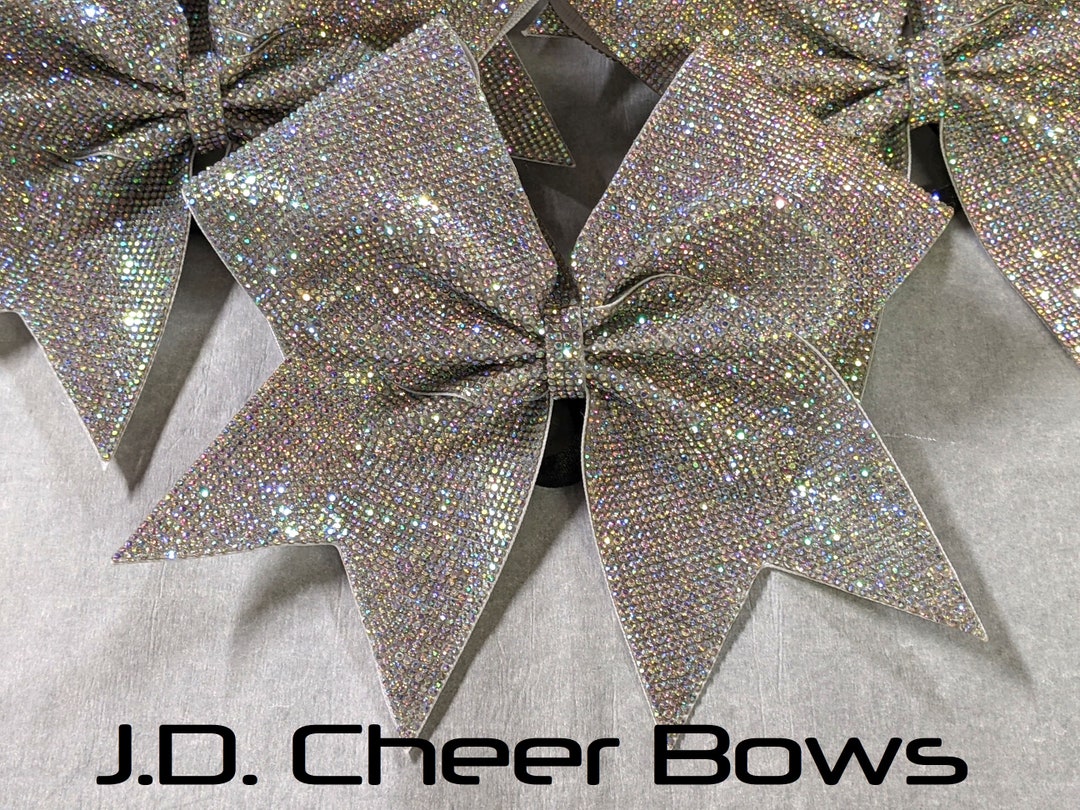 Rhinestone Cheer Bow Mega Bling Victoria Bow Cheer Bow - Etsy