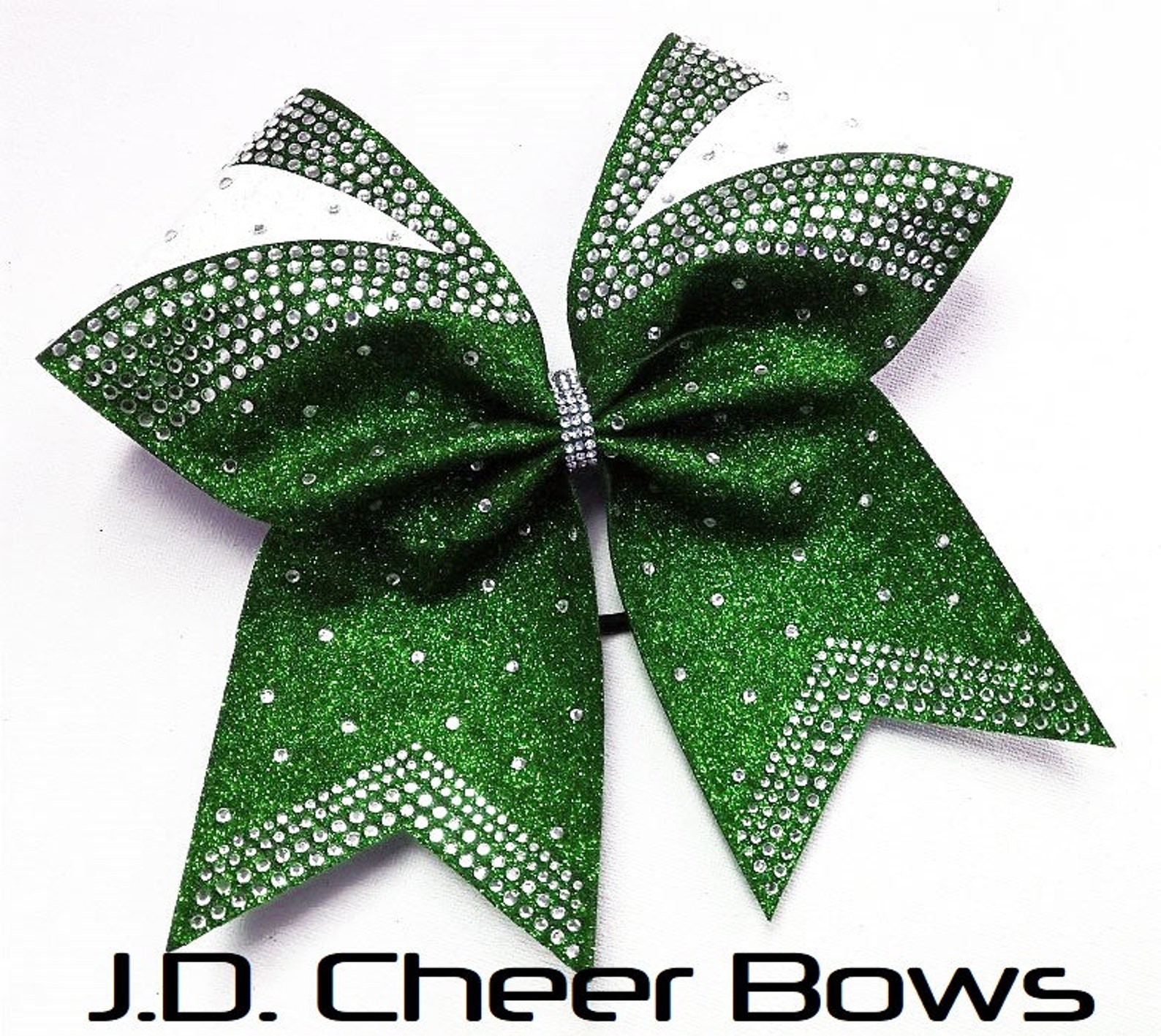 Glitter W/rhinestones Cheer Bow-your Choice of Colors,glitter Cheer ...