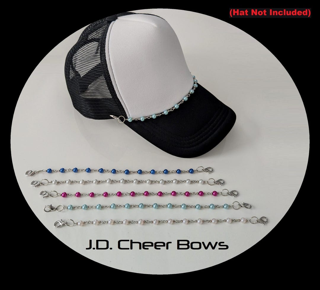 Dainty Trucker Hat Chains, Hat Chains, Cap Chains, Hat Accessories, Hat ...
