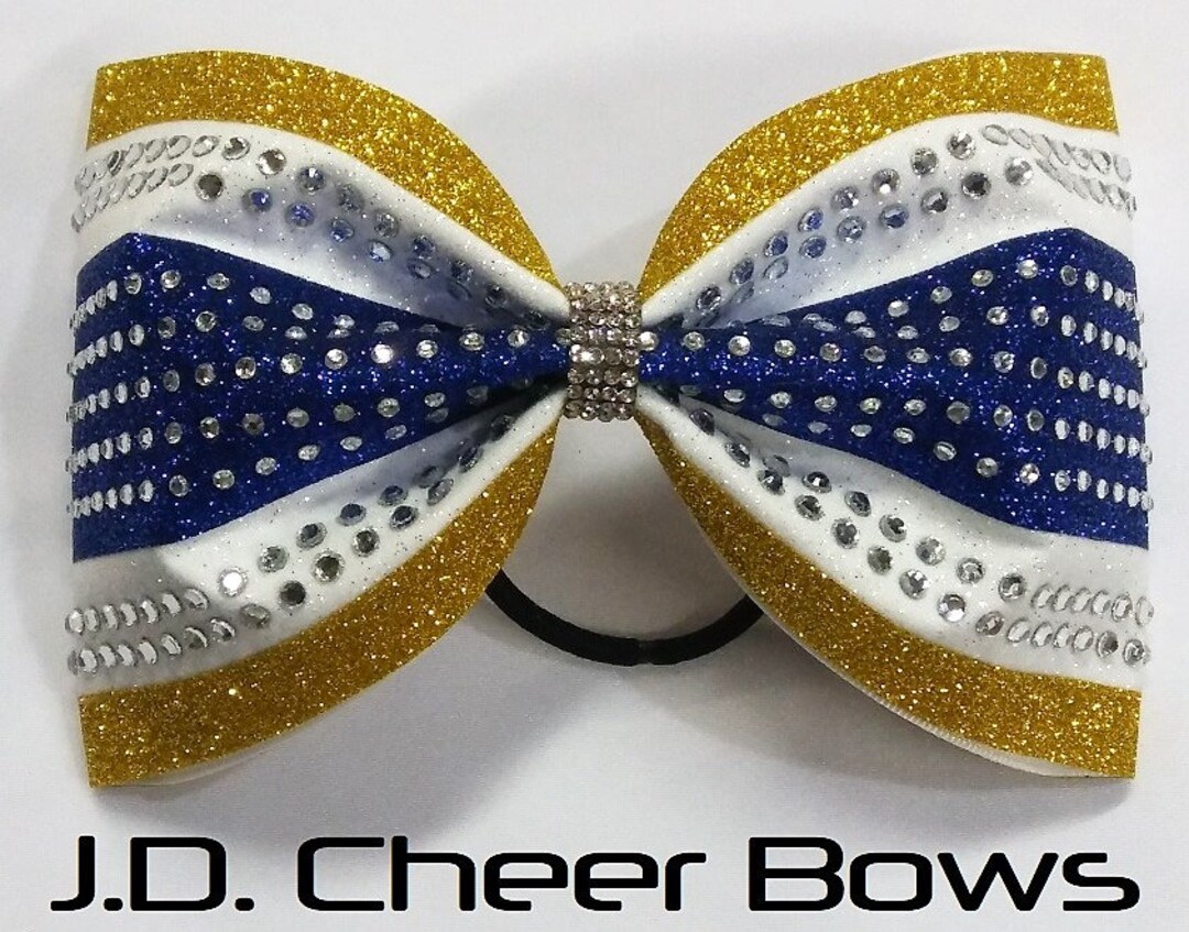 Tailless 4 Cheer Bow Many Colors Combos Tuxedo Bows - Etsy