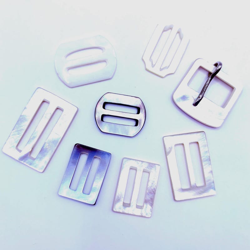 Antique Mother Pearl Buckle - Etsy