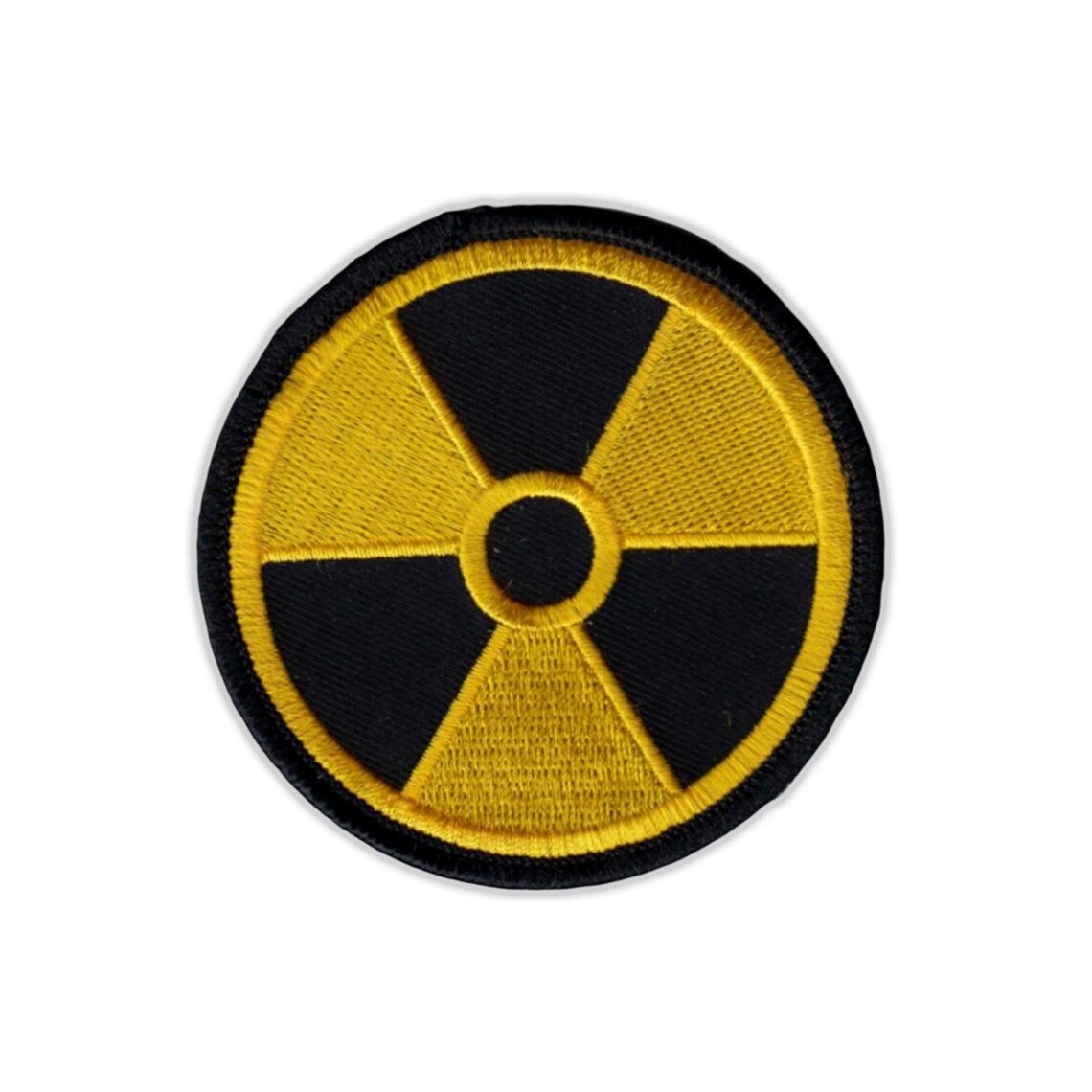Patch Embroidered Patch Radioactive Nuclear Symbol Yellow | Etsy