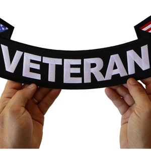 Patch, Embroidered Patch (iron-on or Sew-on), Extra Large Bottom Rocker ...