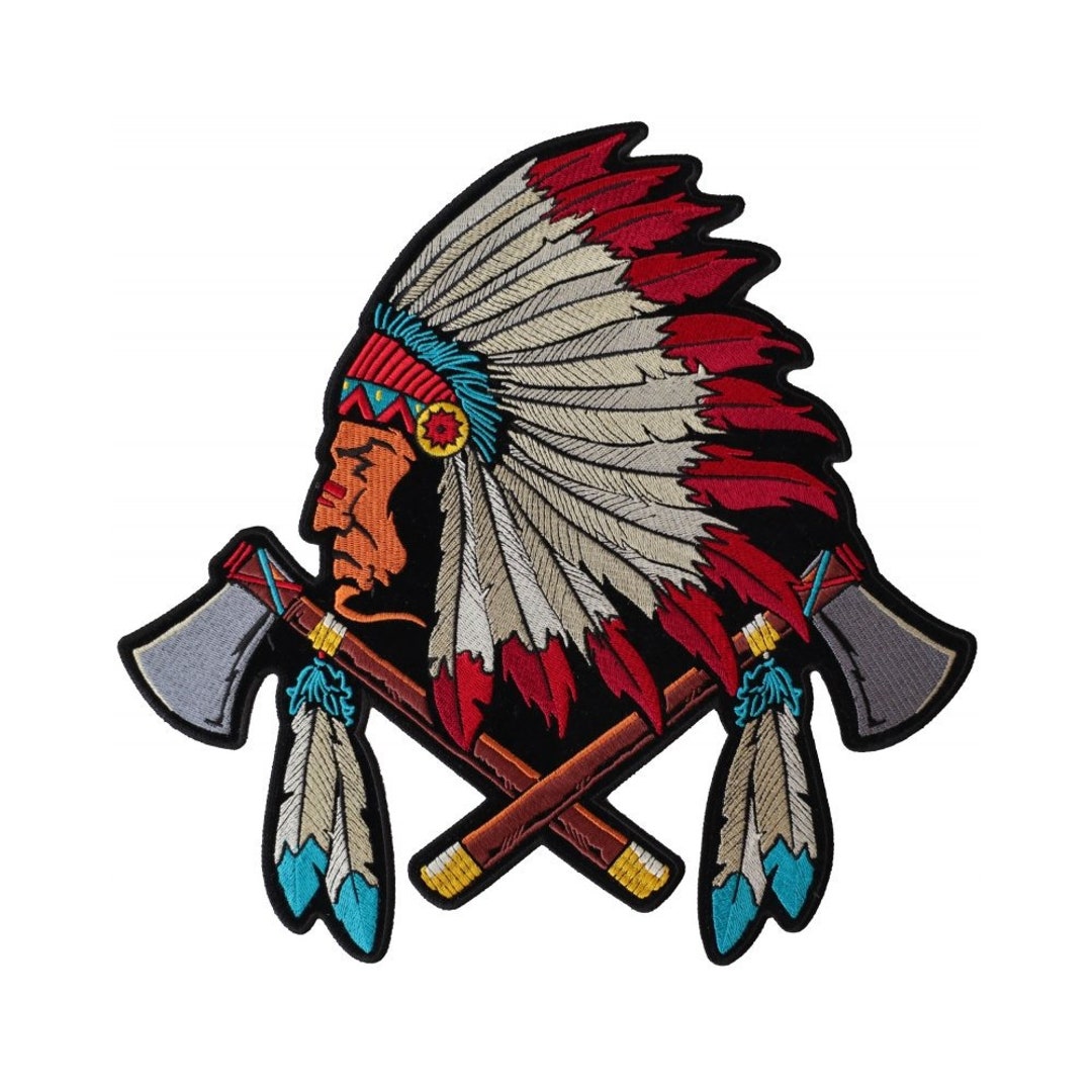 Large Back Patch, Embroidered Patch (iron-on or Sew-on), Native ...