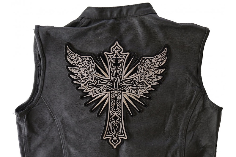 Large Back Patch, Embroidered Patch (iron-on or Sew-on), Brown/gold ...