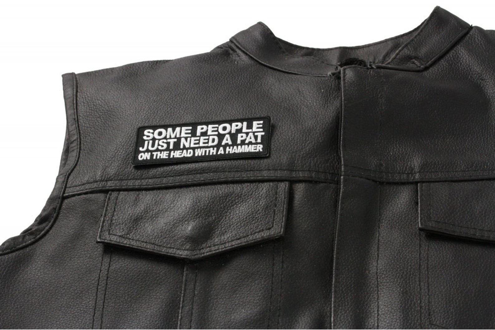 Patch, Embroidered Patch (iron-on or Sew-on), Some People Need A Pat on ...