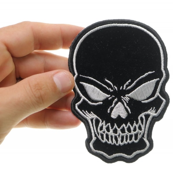 Embroidered Skull - Etsy