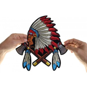 Large Back Patch, Embroidered Patch (iron-on or Sew-on), Native ...