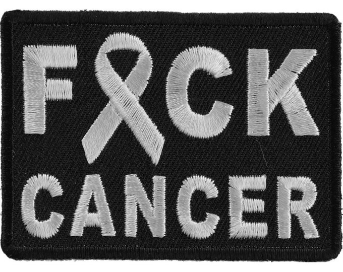 Exclusive 4x3-inch f Cancer With Ribbon Iron or - Etsy