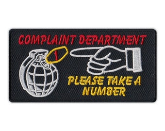 Complaint Department Please Take a Number Grenade - Etsy