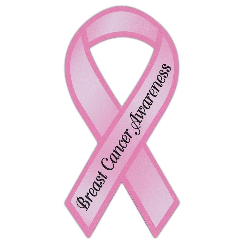Ribbon Magnet Breast Cancer Awareness Cars Trucks - Etsy