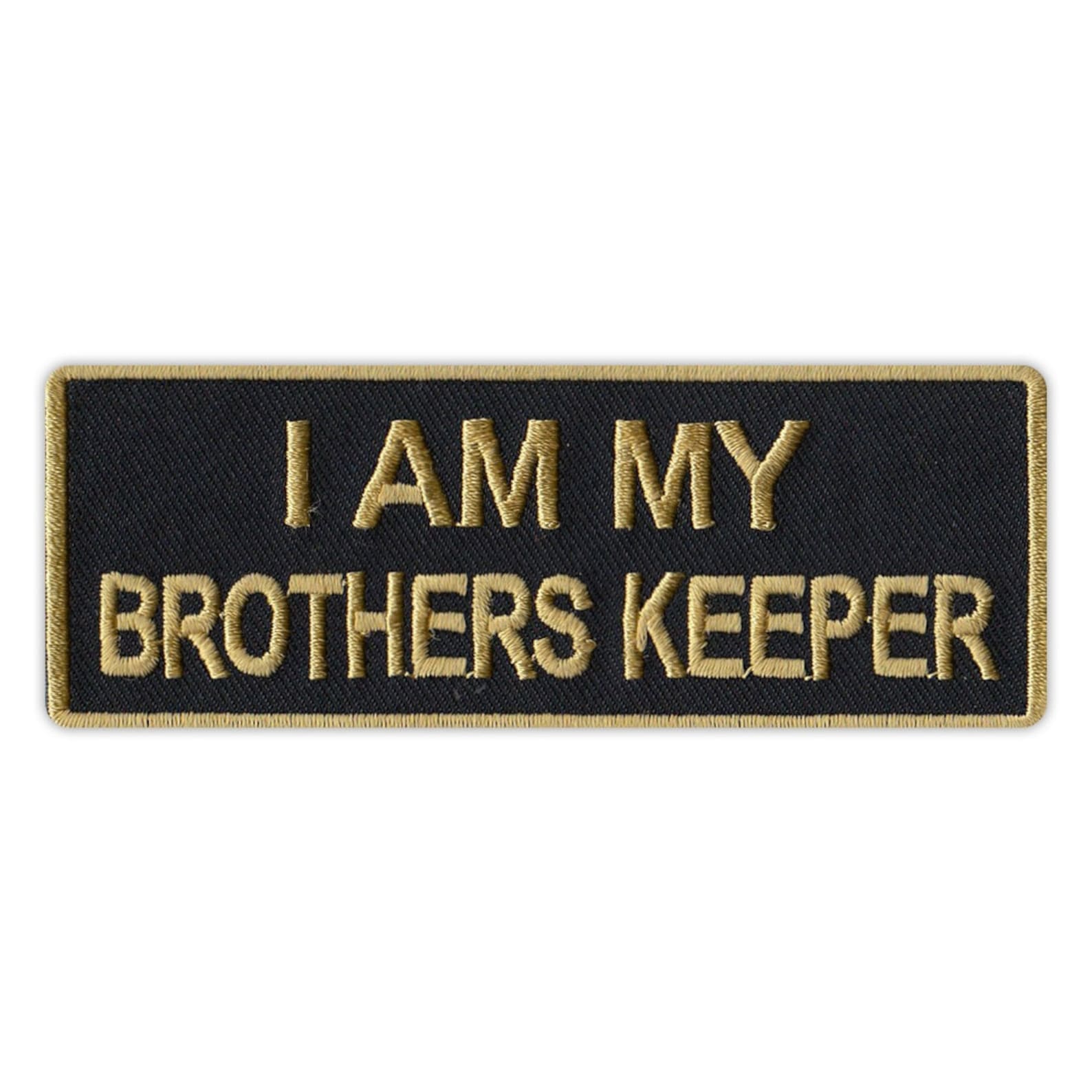 Patch Embroidered Patch I Am My Brother's Keeper - Etsy
