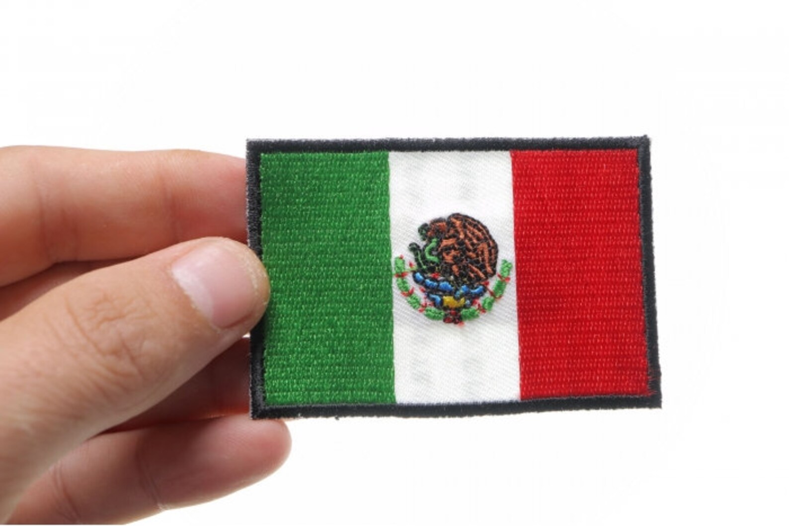 Patch, Embroidered Patch (iron-on or Sew-on), Mexico Mexican Flag Patch ...