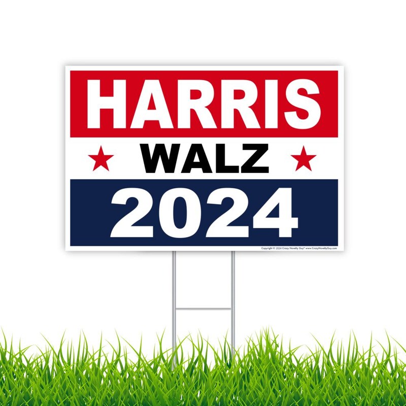 Walz Harris Yard Sign - Etsy