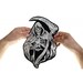 Large Back Patch, Embroidered Patch (iron-on or Sew-on), Grim Reaper ...
