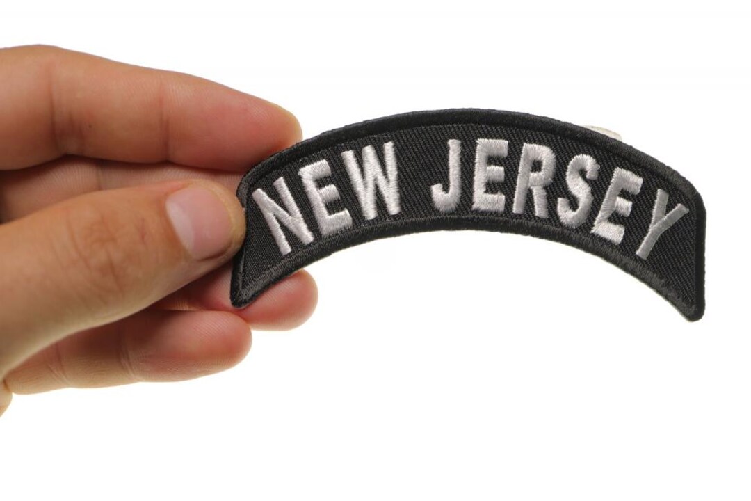 Patch, Small Embroidered Rocker (iron-on or Sew-on), New Jersey State ...