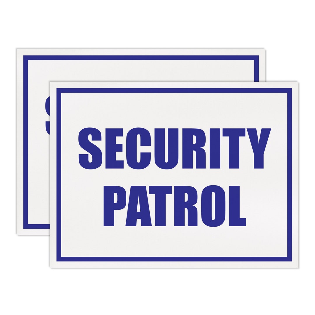 2-PACK Door Magnets, Security Patrol, Hoas, Poas, Communities ...