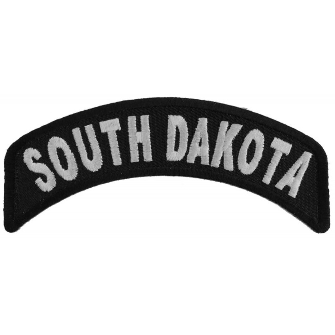 Patch, Small Embroidered Rocker (iron-on or Sew-on), South Dakota State ...