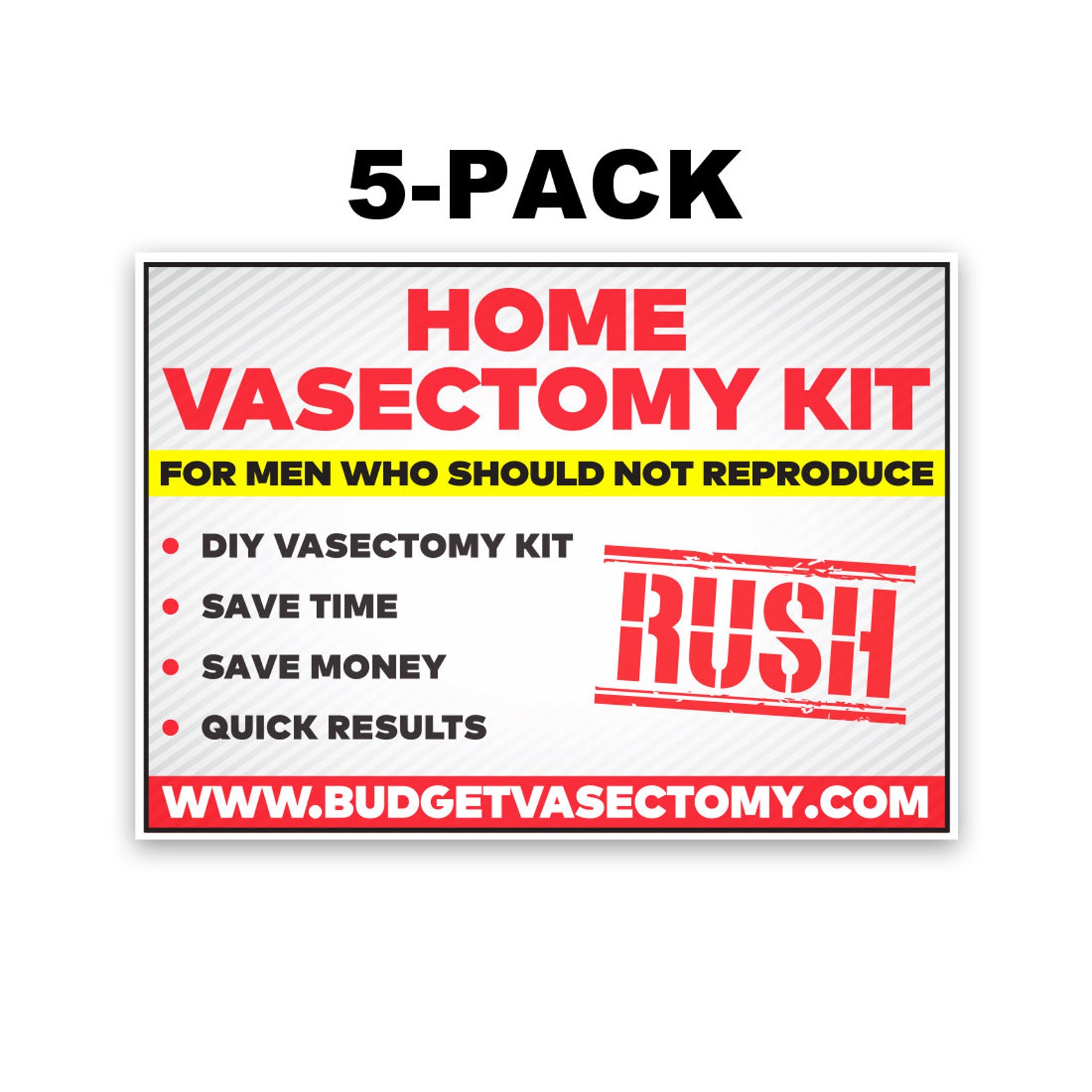 DIY Make Your Own Prank Gift Box Home Vasectomy Kit Fake | Etsy