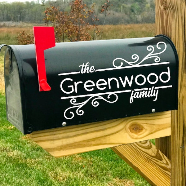 Mailbox Sign With Name and Address - Etsy