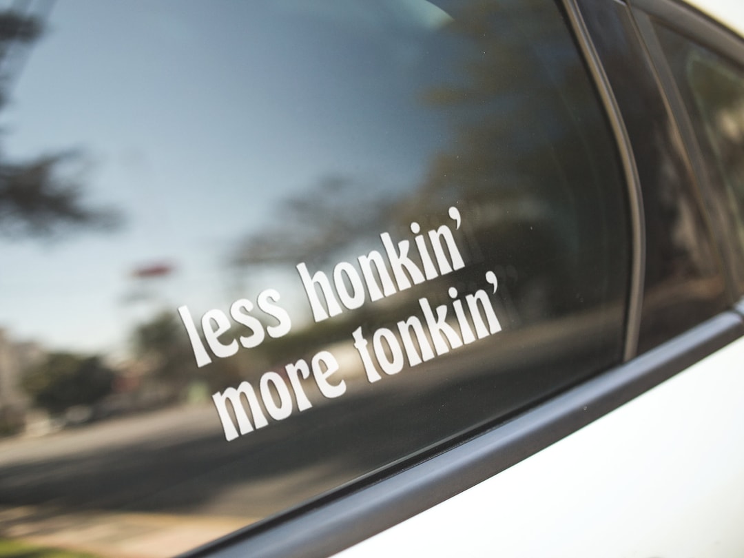 Less Honkin' More Tonkin' Decal, Car Decal, Car Sticker, Laptop Decal ...