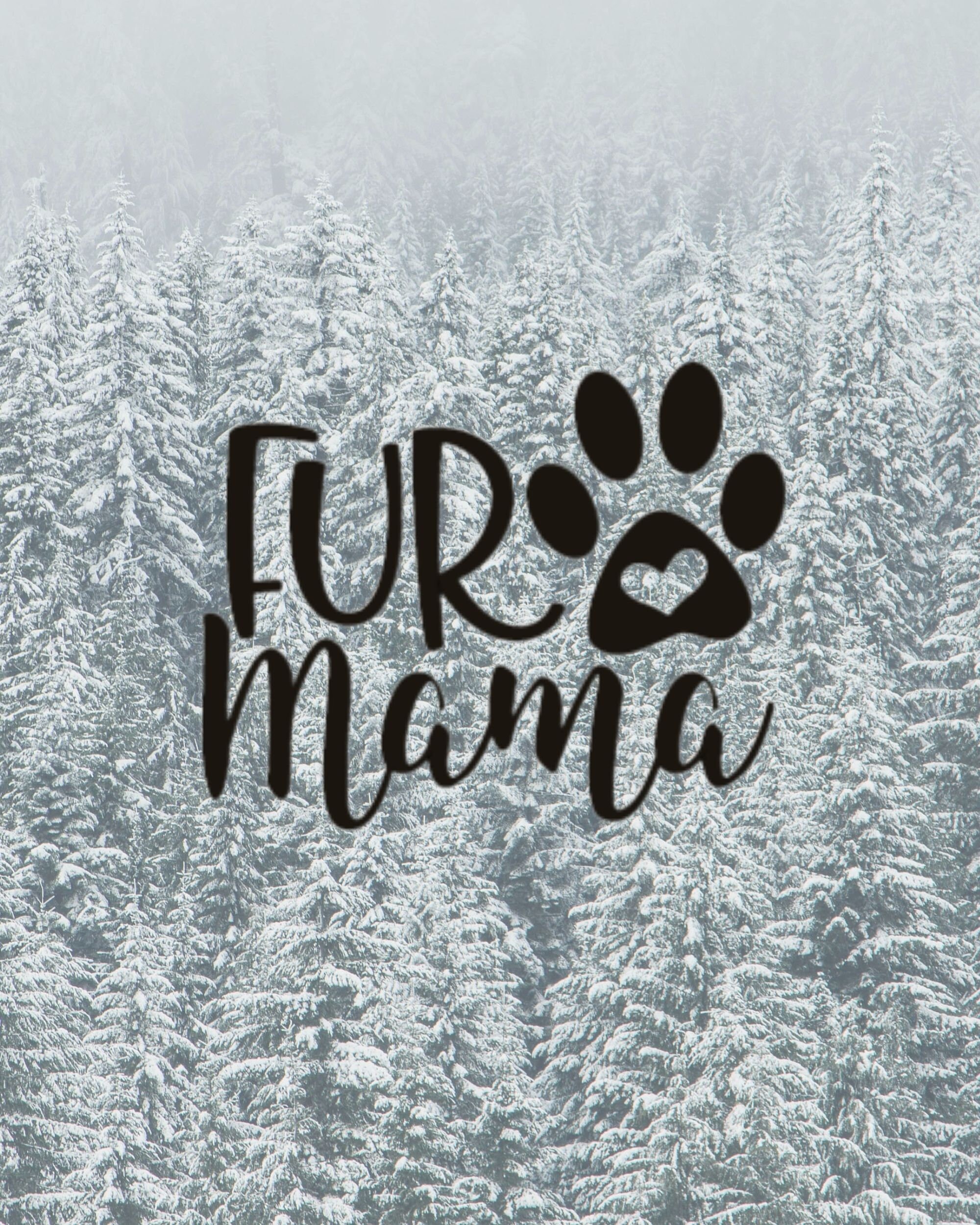 Fur Mama Vinyl Decal Car Sticker Car Decal Bumper Sticker | Etsy