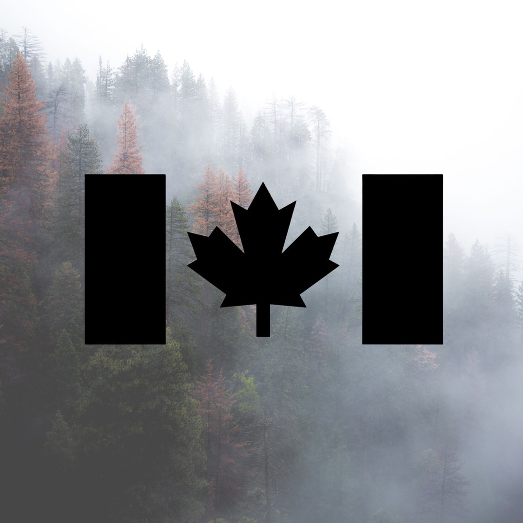 Canada Flag Decal, Canada, Car Decal, Car Sticker, Laptop Decal, Vinyl ...