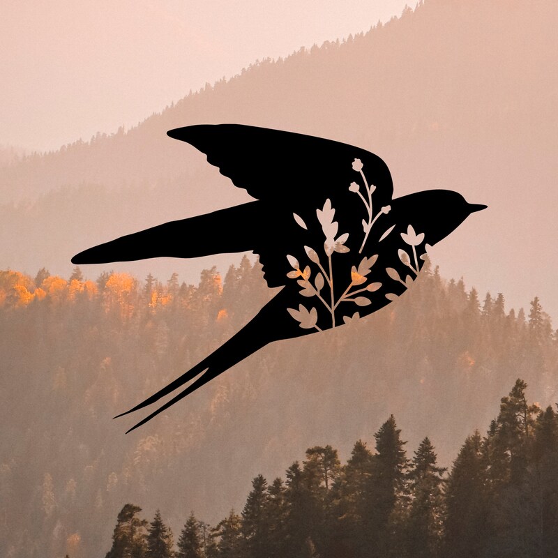 Swallow Decal - Etsy