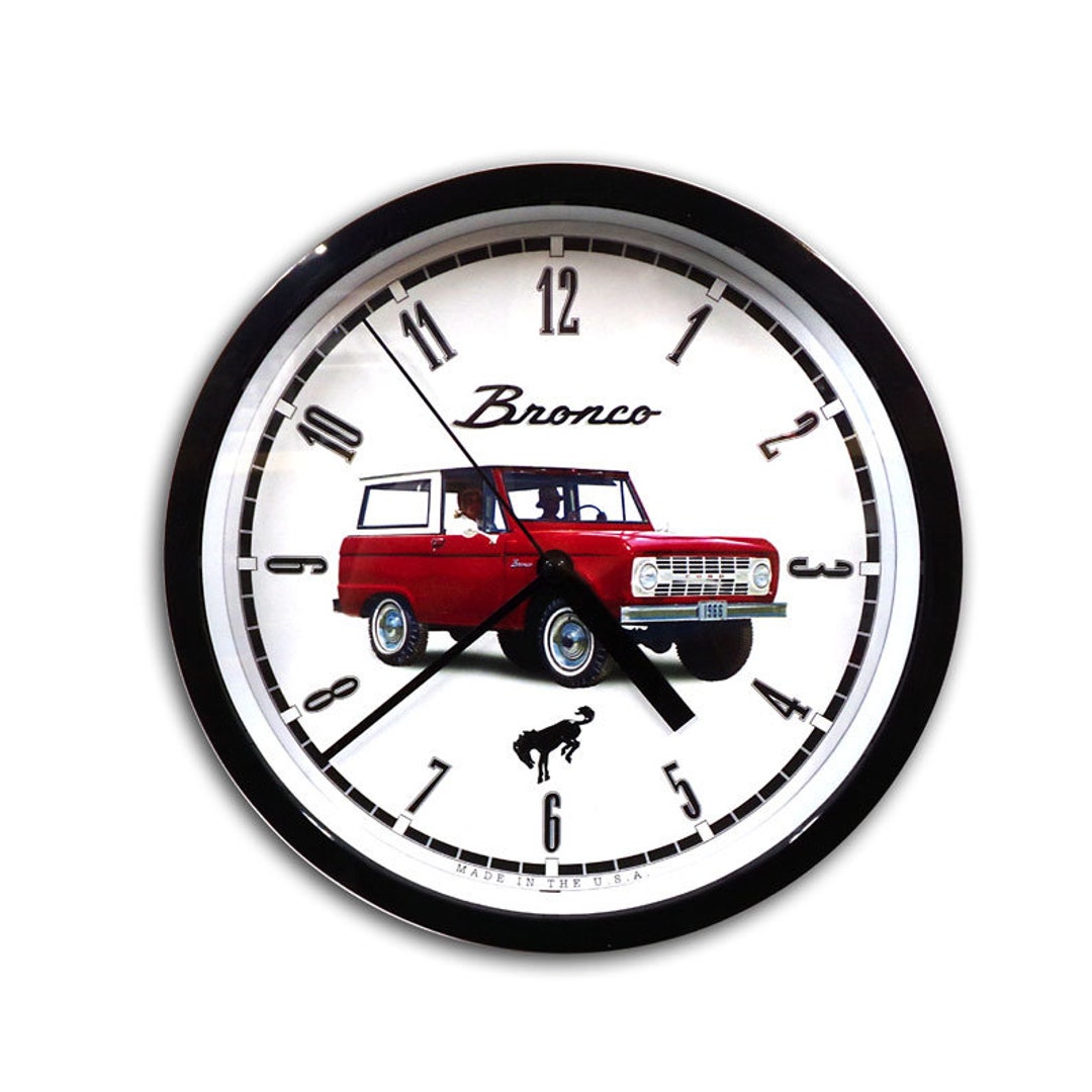 1966 Ford Bronco Wall Clock - Etsy