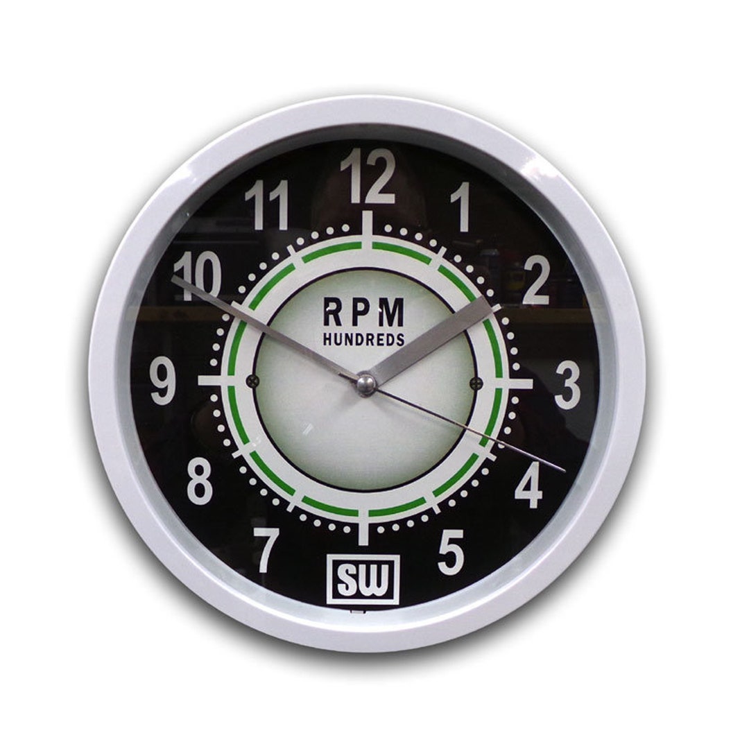 Stewart Warner Green Line Gauge Wall Clock - Etsy