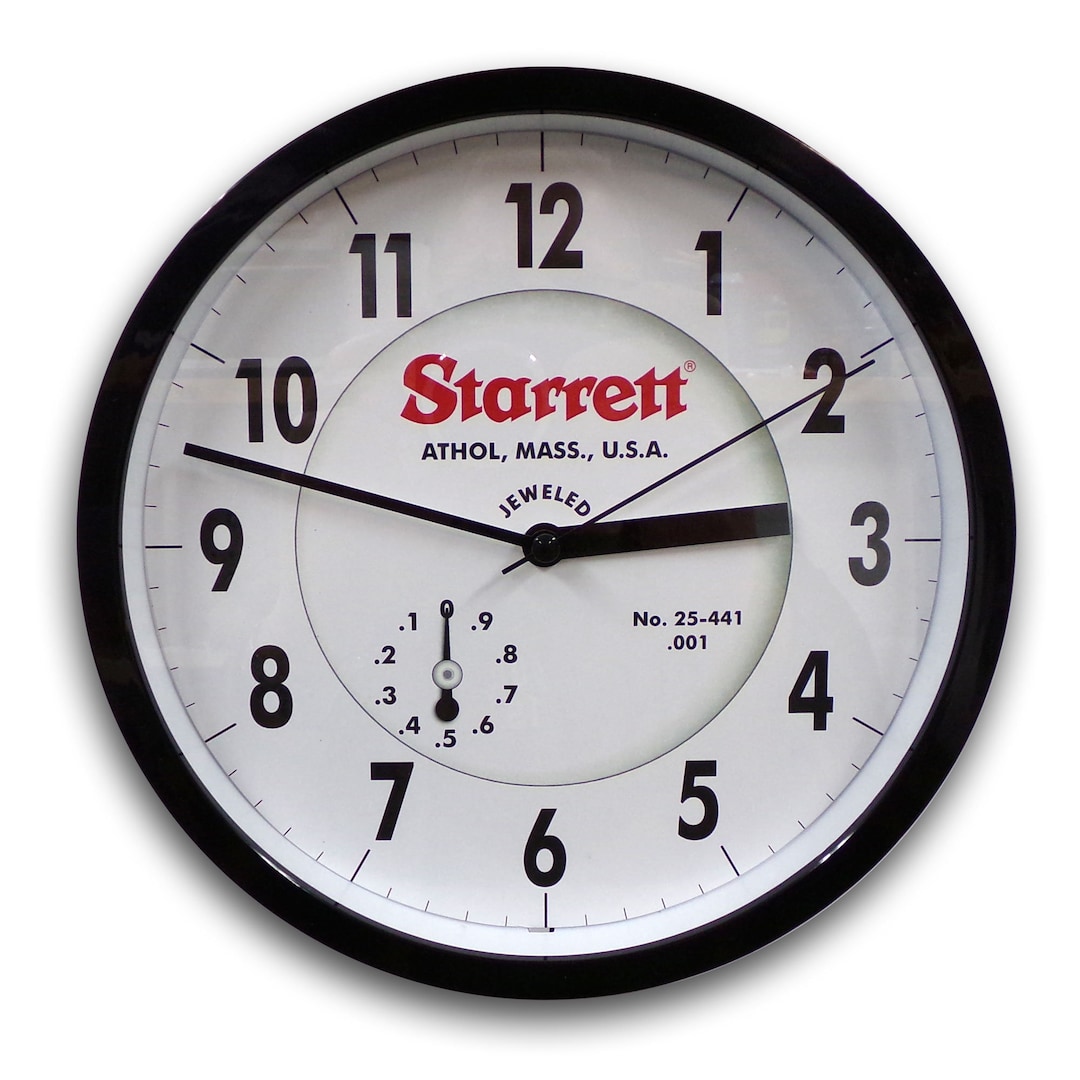 Starrett Dial Indicator Wall Clock - Etsy