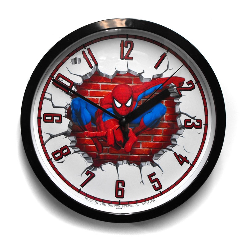 Spiderman Clocks - Etsy
