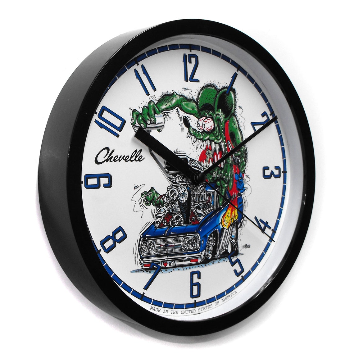 Rat Fink Chevelle Wall Clock | Etsy