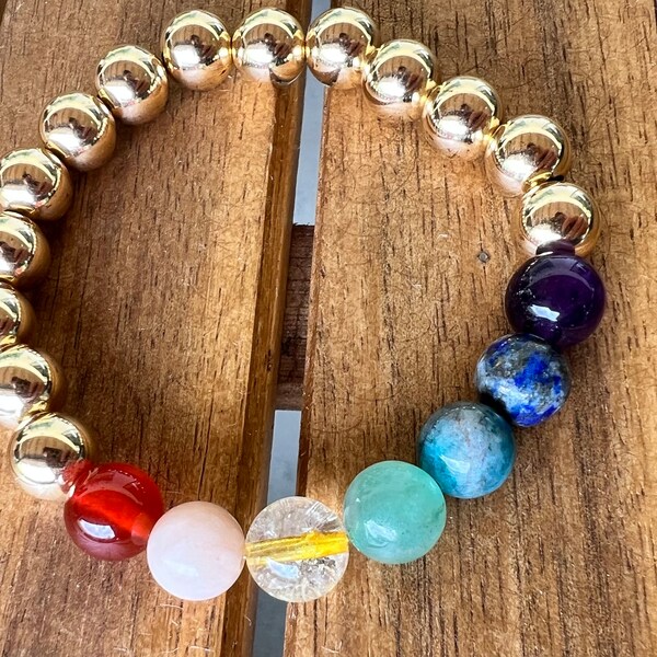 7 Chakra Bracelet - Etsy
