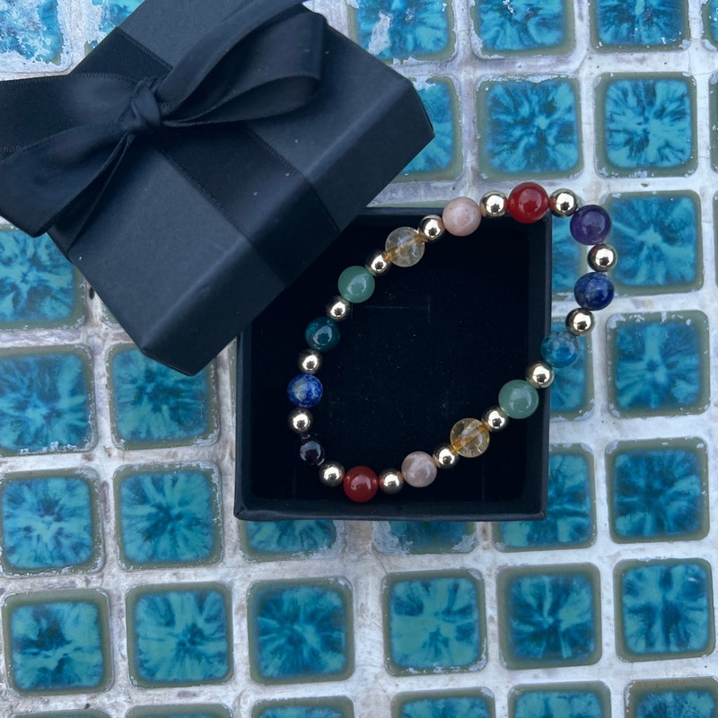 7 Chakra Bracelet - Etsy