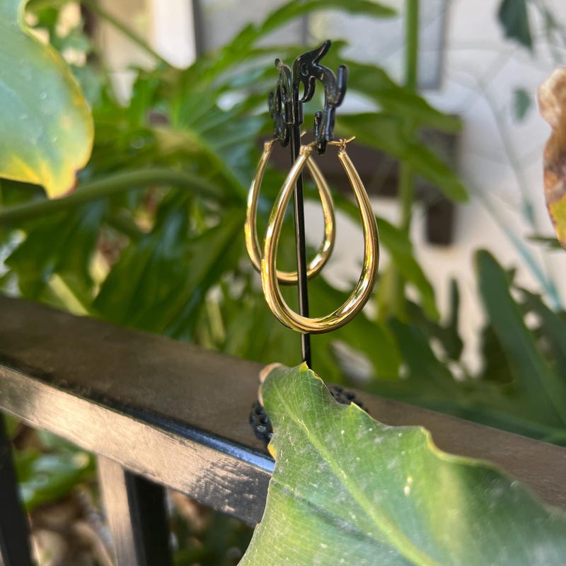 18k Gold Earrings - Etsy