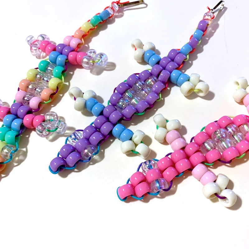 Pony Bead Keychain - Etsy