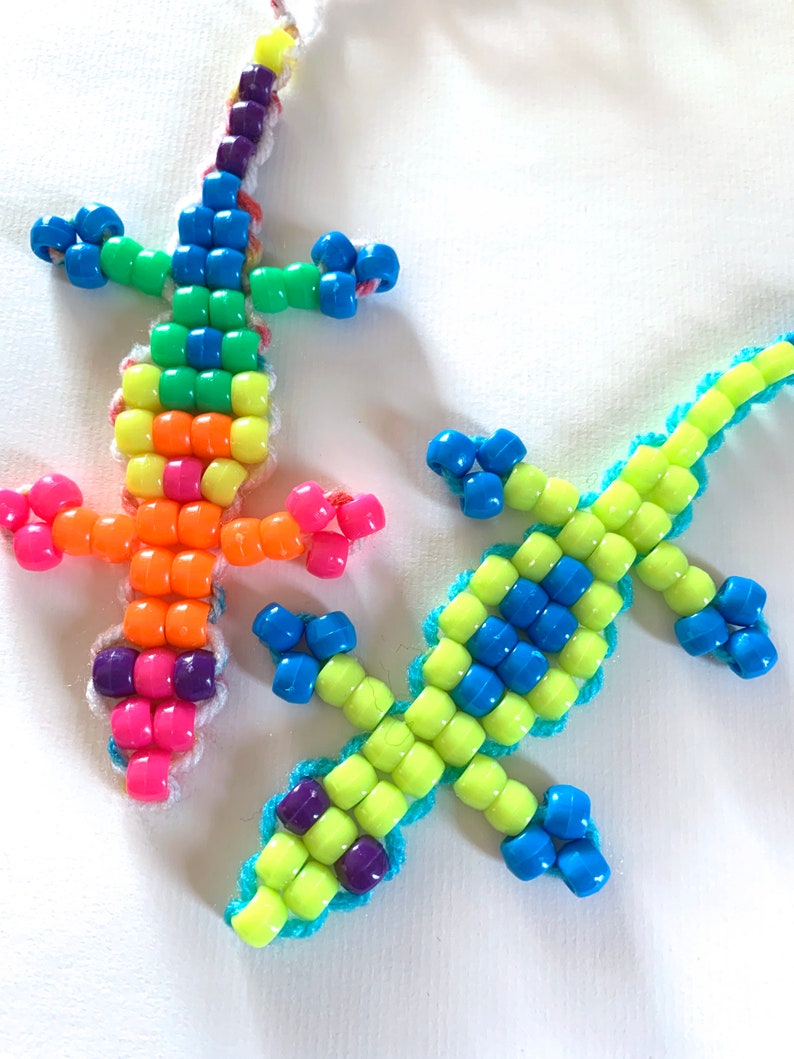 Pony Bead Lizard - Etsy